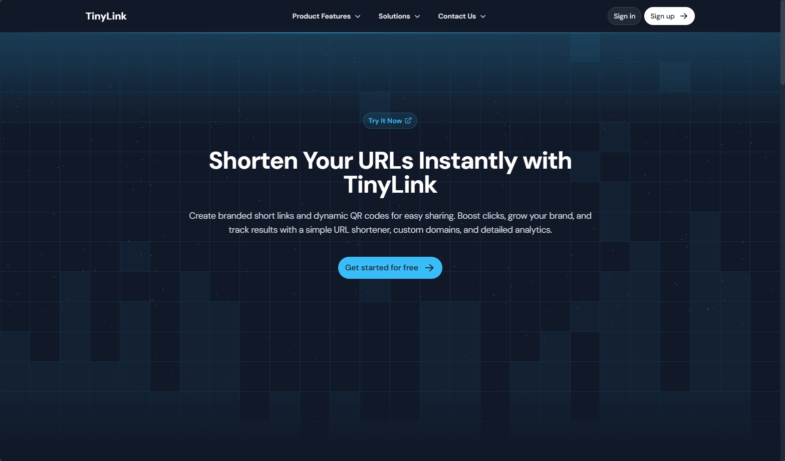 Shorten Your URLs Instantly with TinyLink